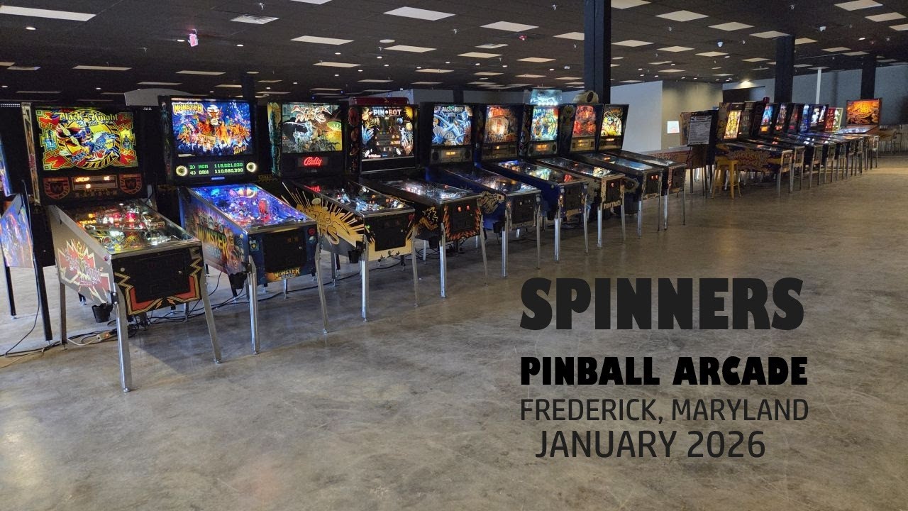 Spinners Pinball and Videogame Arcade Reopened New Location January ...