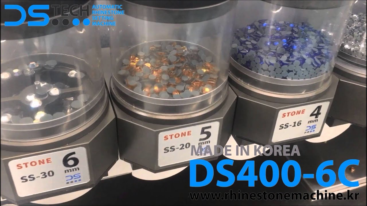 Features of new rhinestone setting machine 2016 - YouTube