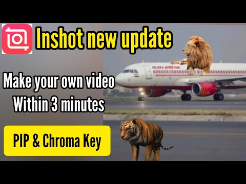 Inshot new update|| Pip & Chroma Key option|| make your own video easily