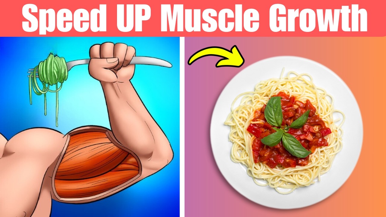 15 Foods to Speed UP Muscle Growth - YouTube