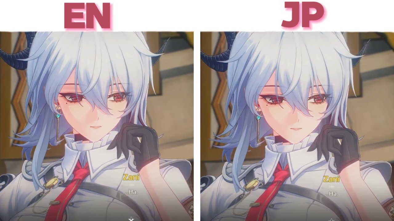 Zani EN Voice vs JP Voice Side By SIde - Wuthering Waves - YouTube