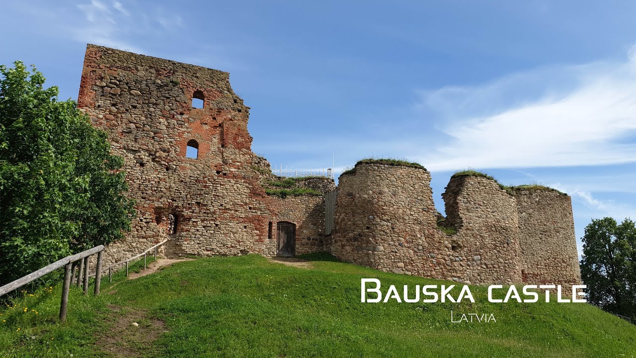 Bauska castle Latvia. Bauskas pils - YouTube