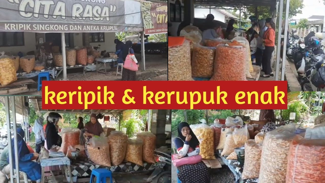 KERIPIK SINGKONG DAN ANEKA KERUPUK "CITA RASA" MARTAPURA - YouTube