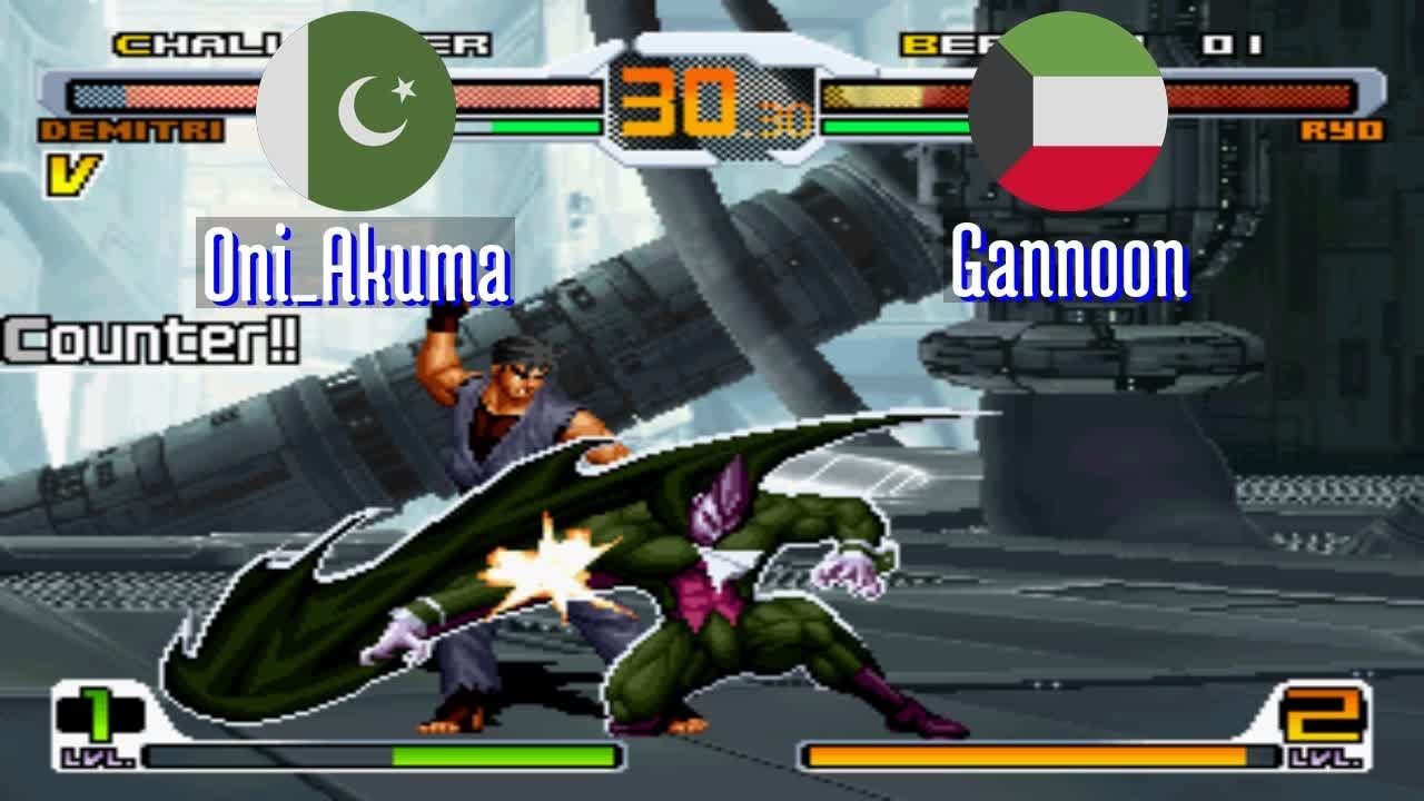 FT5 @svcsplus: Oni_Akuma (PK) vs Gannoon (KW) [SNK vs Capcom Chaos ...