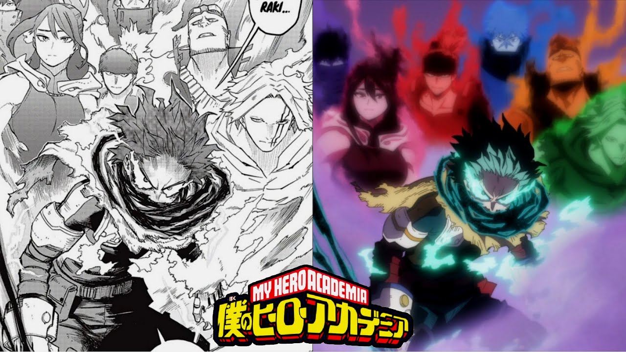 DEKU VS AFO DIFERENCIAS BOKU NO HERO ACADEMIA T7 CAP. 13 REACCION ...