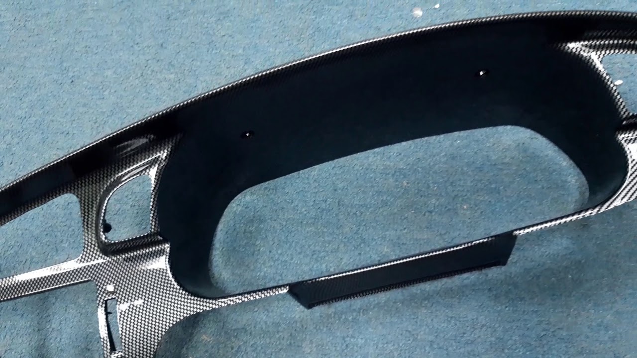 WIRA METER PANEL + RADIO PANEL (CARBON) (WOOD) - YouTube