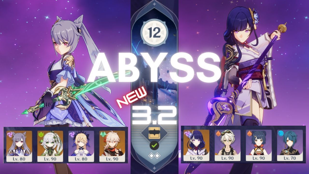 C0 Keqing Aggravate team / C2 Raiden National team - New 3.2 Spiral ...