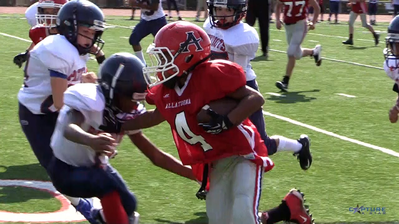 Kids Football Highlights - Amazing All Time Beast Mode Run 12U - YouTube
