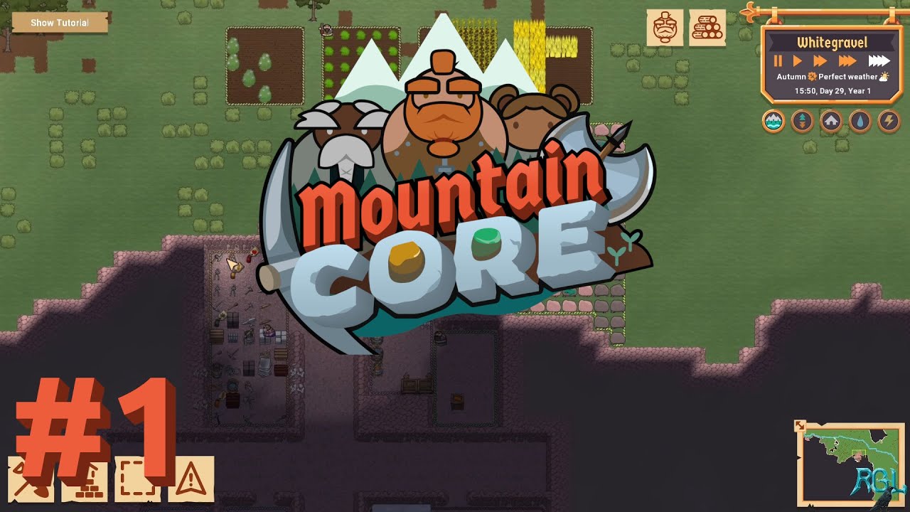 New Early Access Rimworld Like Colony Builder | Mountaincore [EP1] | Gameplay/Longplay - YouTube