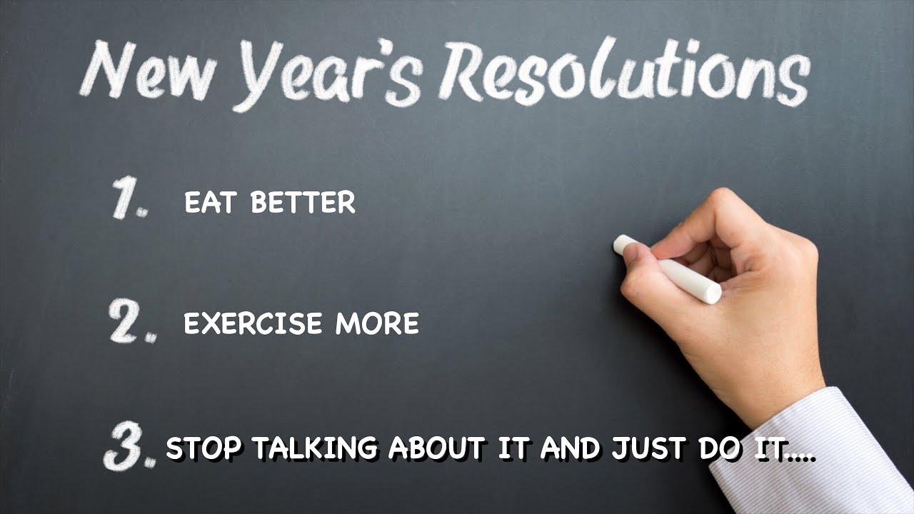 New year, new me?!? New Years Resolutions. - YouTube