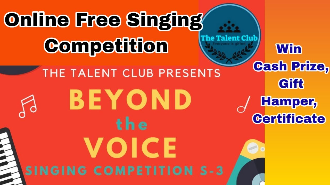 Online Free Singing Competition (2021)/ Win Cash Prizes, Gift Hamper ...