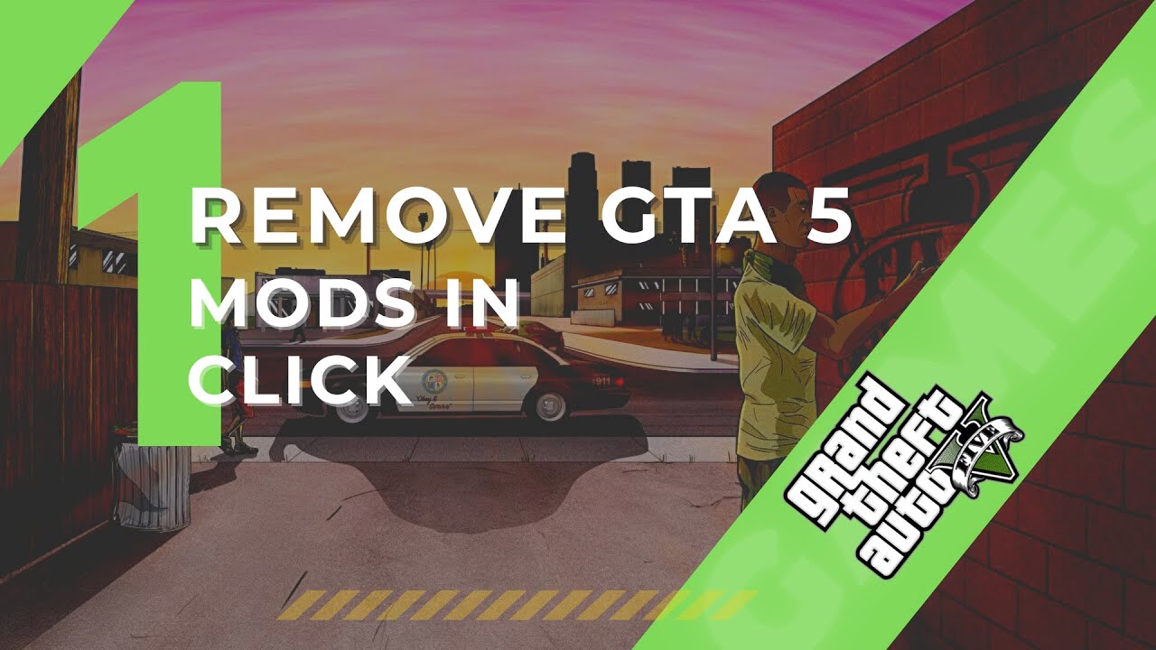 Remove GTA V Mod Files in One Click - GTA V Mod Remove Tool - YouTube