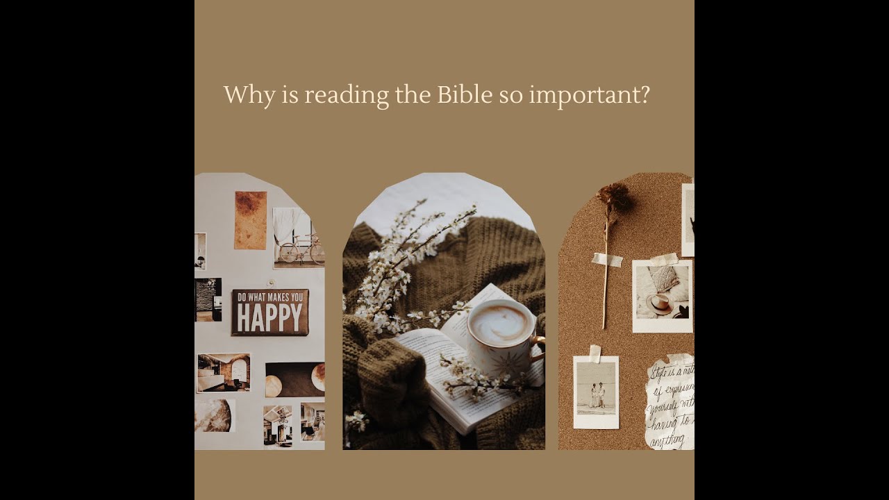 Why is it important to read the Bible - YouTube