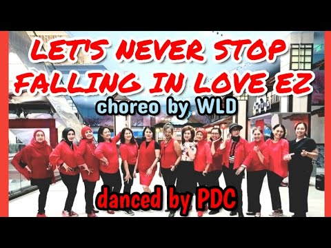 Let's Never Stop Falling In Love EZ line dance, chor.by W.L.D(KOR ...