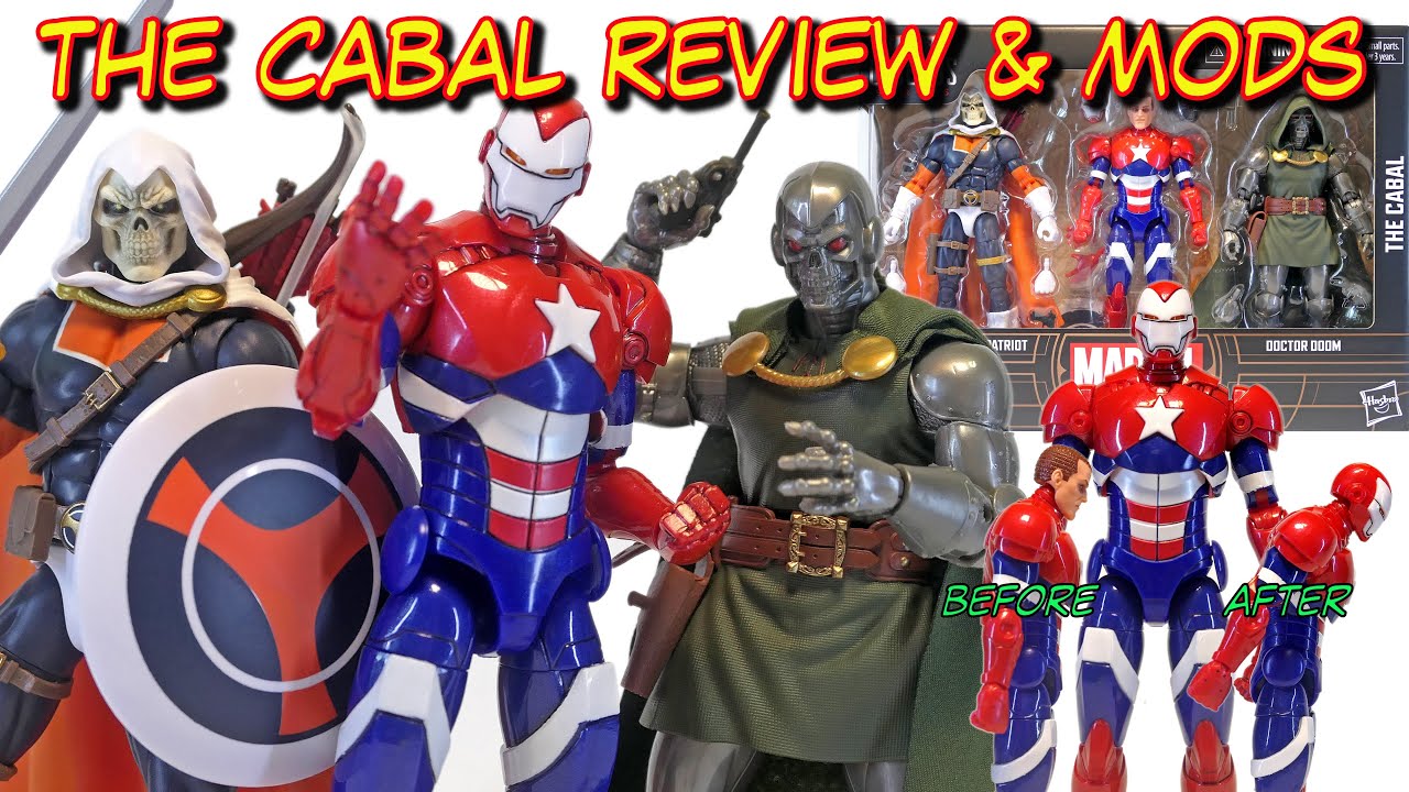 The Cabal Taskmaster Iron Patriot Doctor Doom Unboxing Review & Mods ...