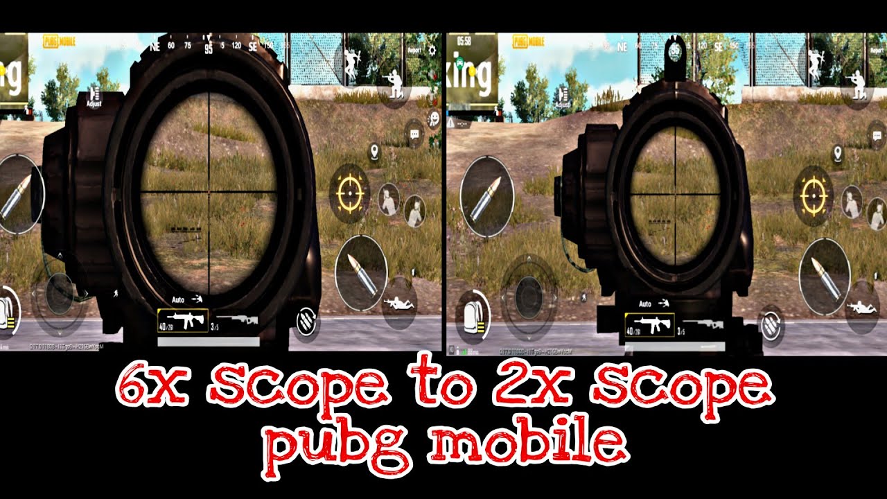 6x scope to 2x scope 😱😱#pubg mobile#pubgtricks - YouTube