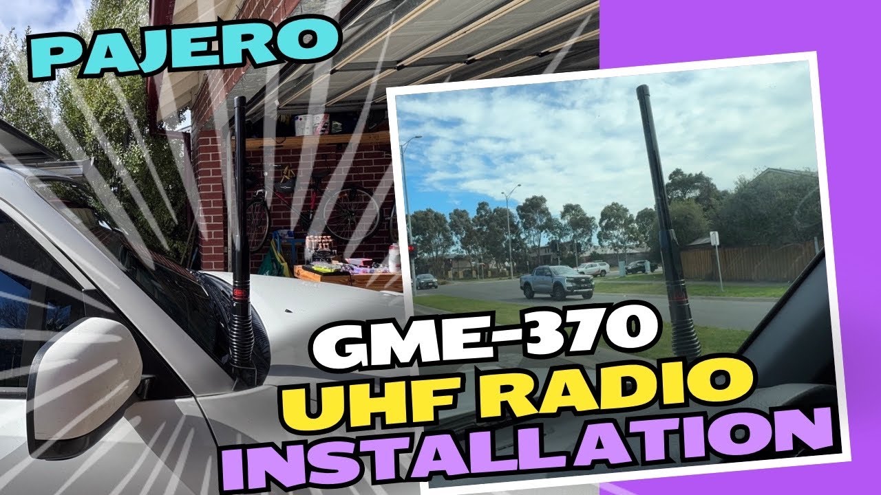 GME-370 UHF RADIO INSTALLATION - PAJERO / SHOGUN / MONTERO - YouTube
