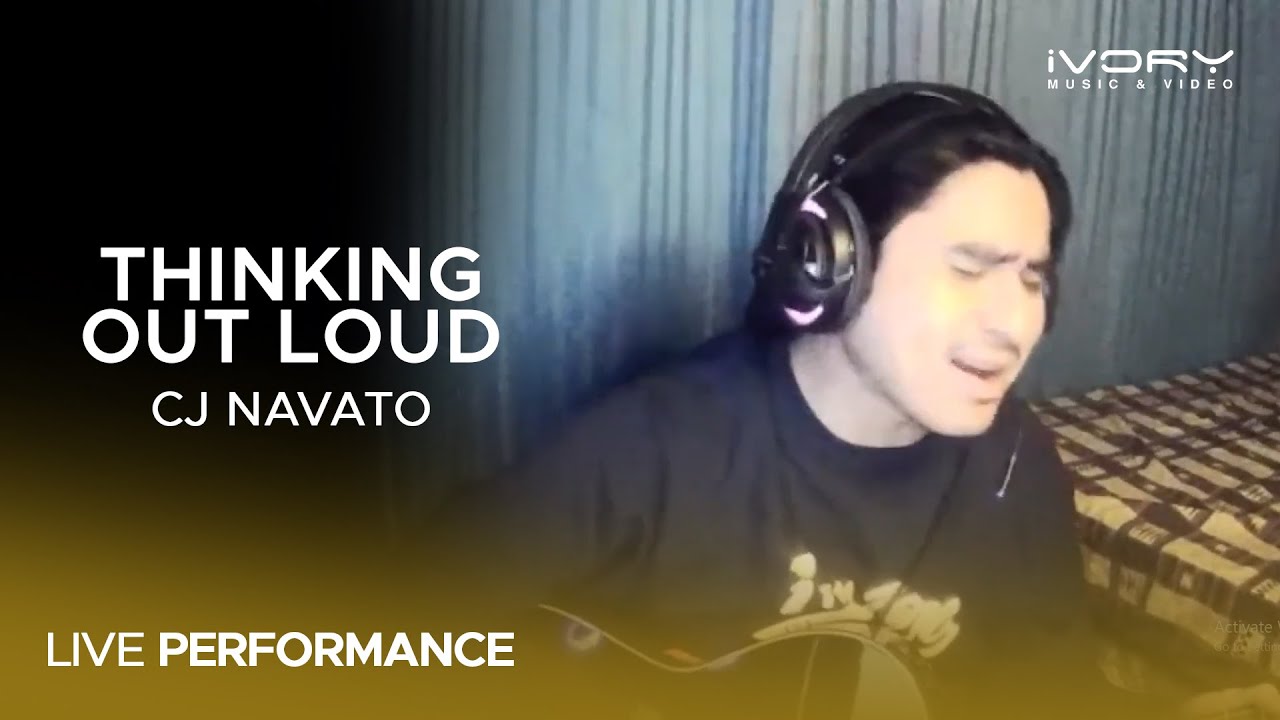 CJ Navato - Thinking Out Loud (Live Performance) - YouTube