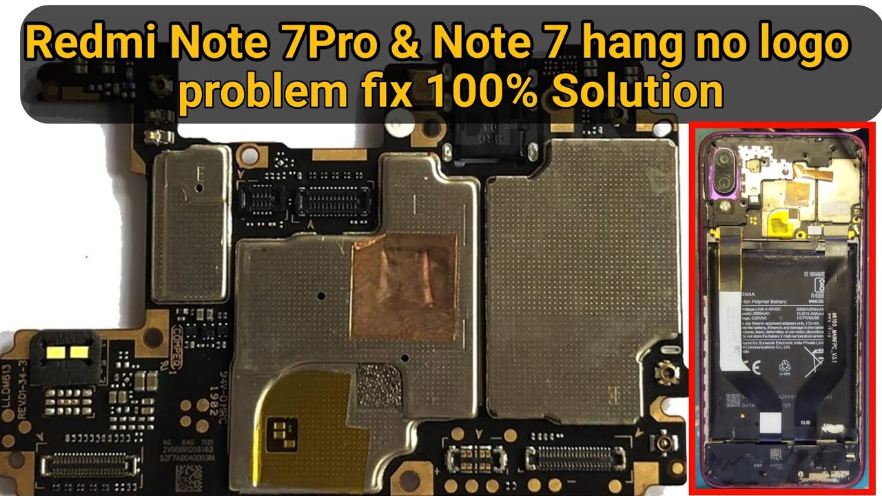 Redmi Note 7&Note 7 Pro hang no logo Problem 100% Solution 🔥🔥🔥 - YouTube