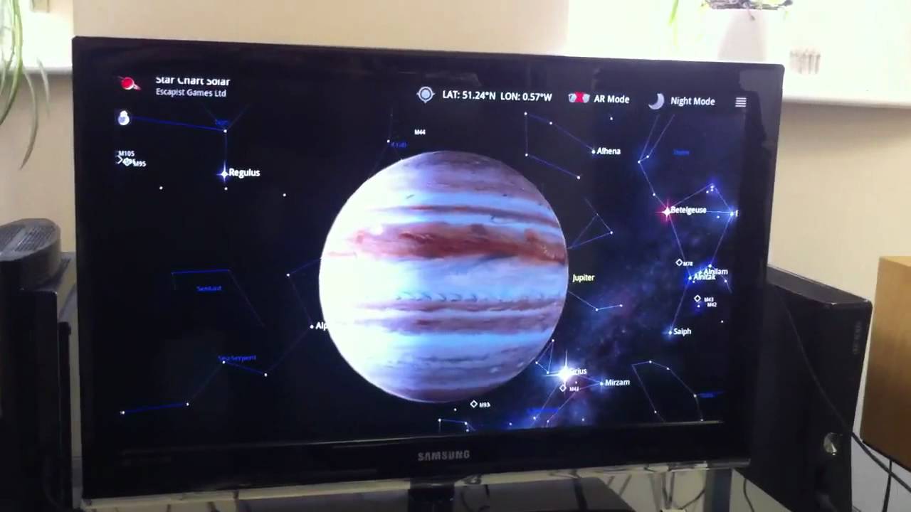 Star Chart Solar AR planet viewing - YouTube