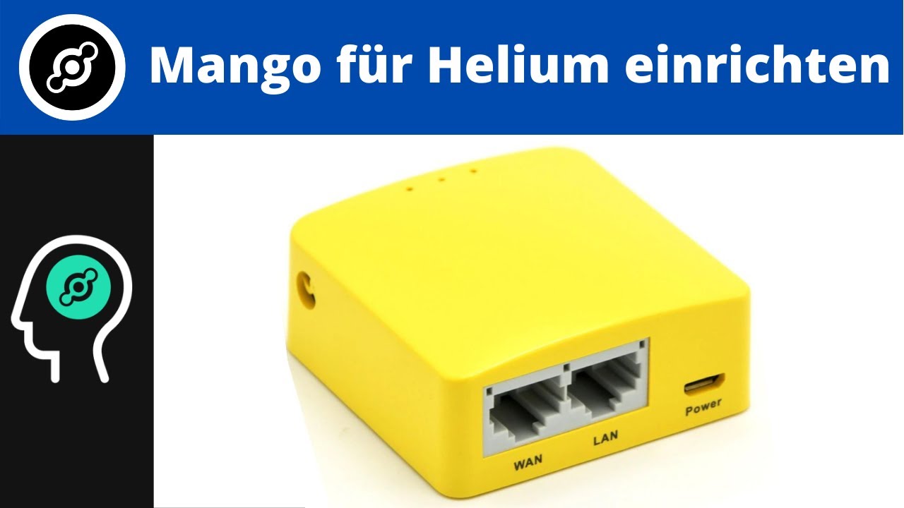 Mango Router mit VPN einrichten [Helium Mining] - YouTube