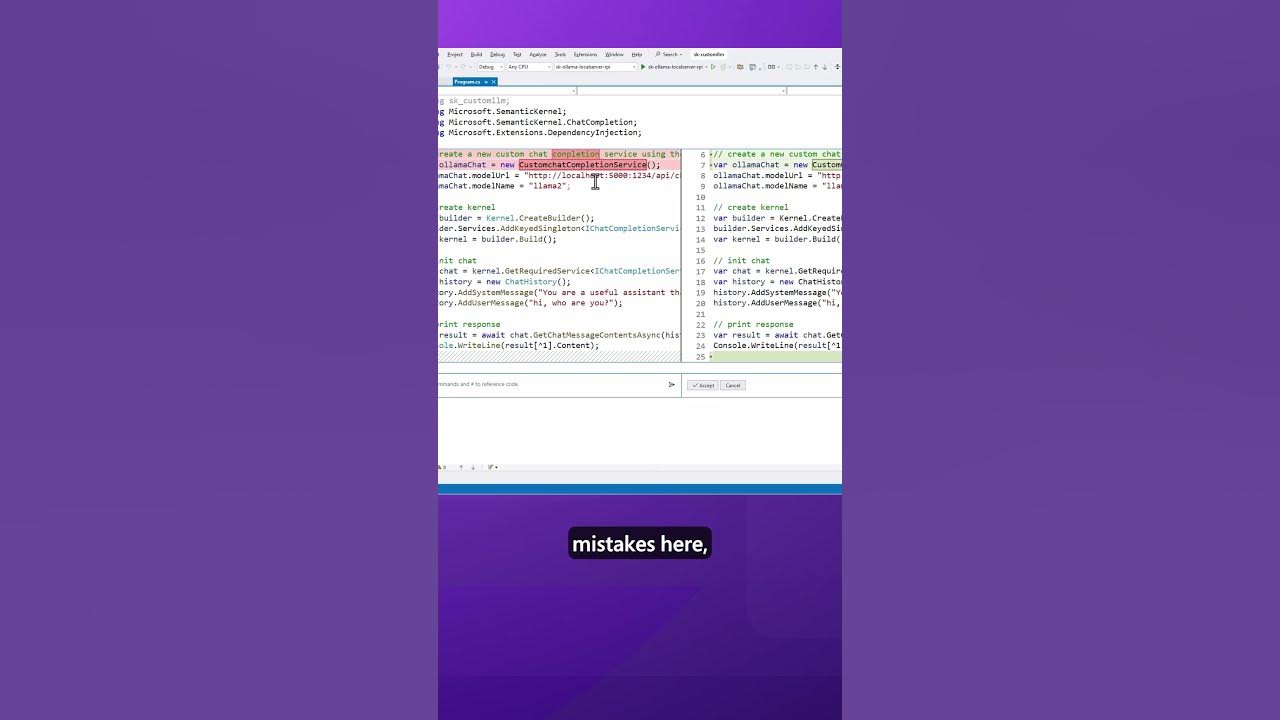 Using Slash Commands in GitHub Copilot for Visual Studio #visualstudio #githubcopilot # ...