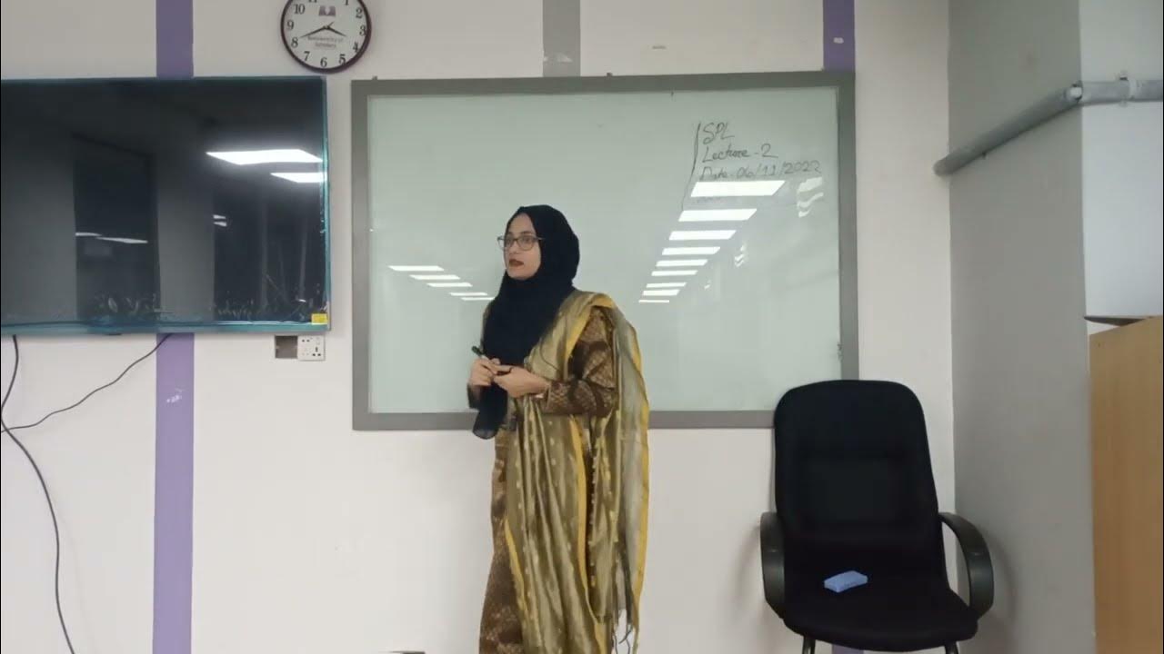 Structured Programming Language | Lecture-2 | CSE | Ayesha Siddique | University of Scholars ...