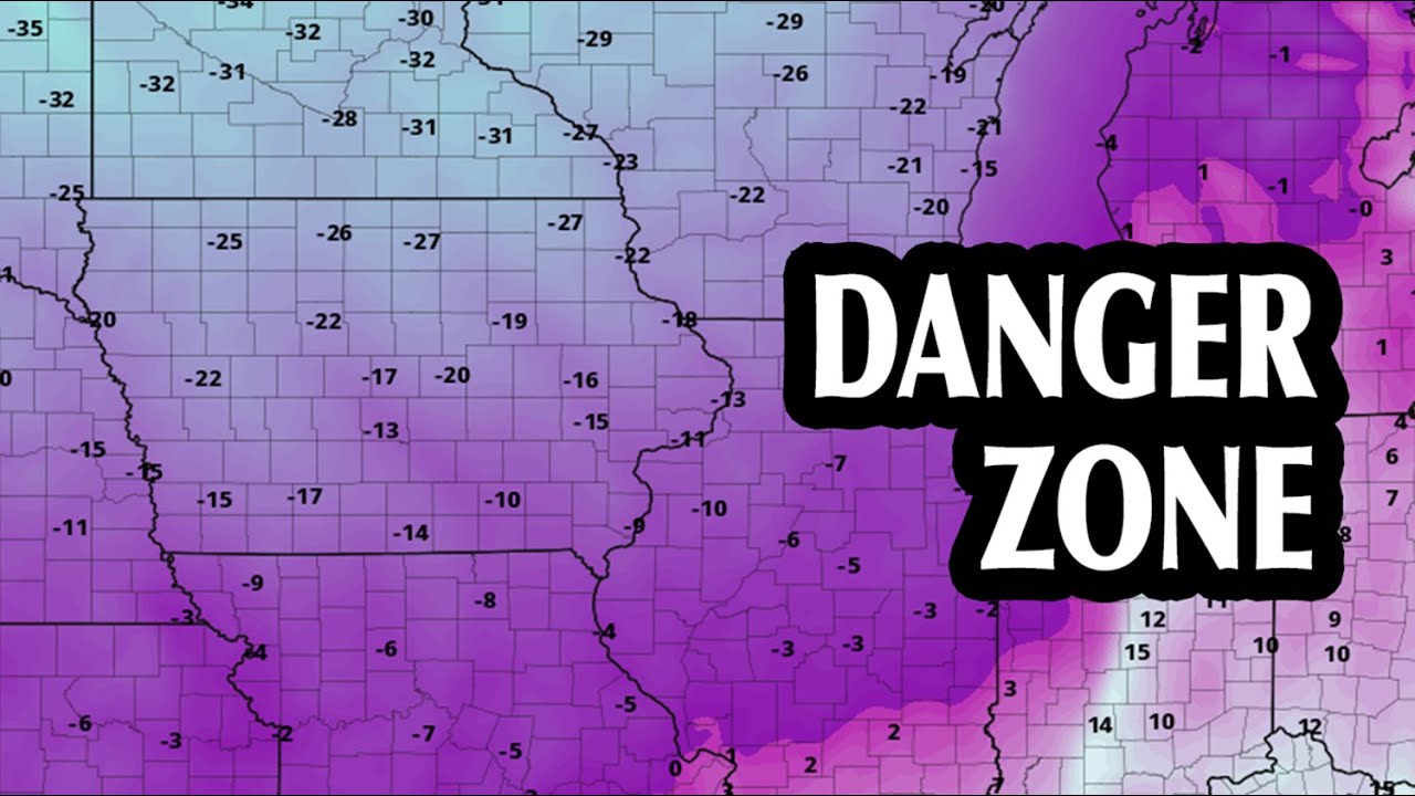 Iowa's Extreme Wind Chills - January 18, 2025 - YouTube