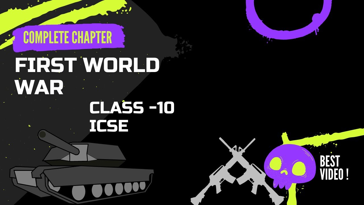First World War | #Class 10 #icse #history - YouTube
