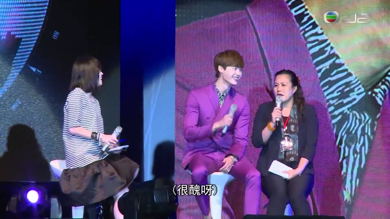 [TVB J2]150530李鍾碩Fans見面會 主持人問是不是想交女友 - YouTube