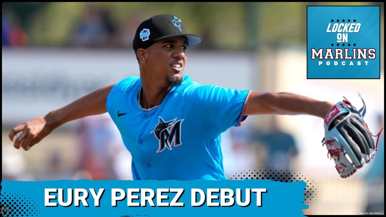 Eury Perez debut, the youngest pitcher in Marlins history! - YouTube