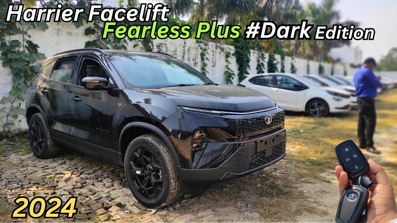 Black Mafiya🔥 Tata Harrier Facelift Dark Edition Full Review | Range ...