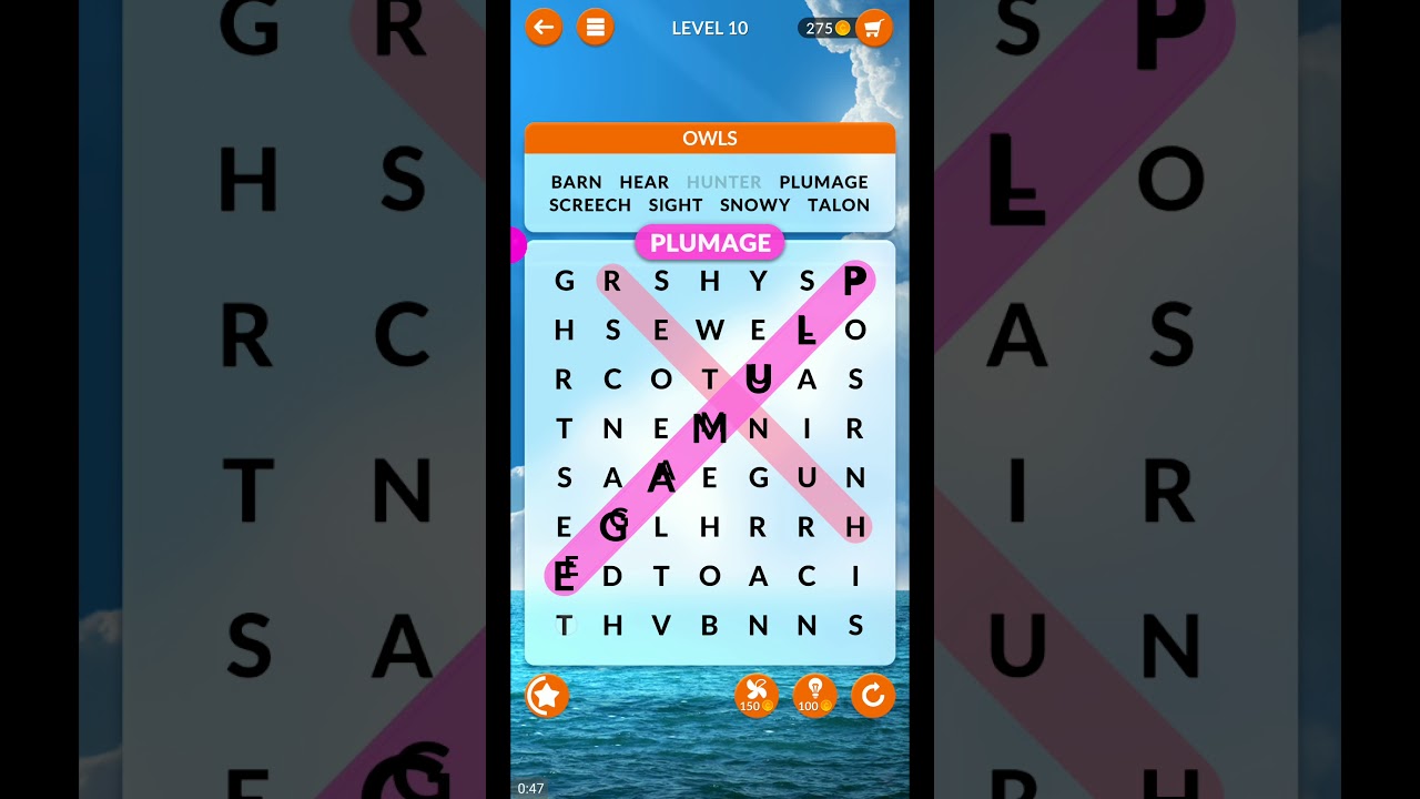 WORDSCAPES SEARCH LEVEL 10 ANSWERS masaya ang mga salita - YouTube