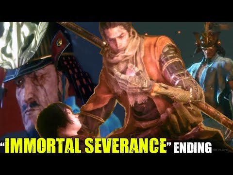 Sekiro Shadows Die Twice - Sad “Immortal Severance” Ending Cutscene ...