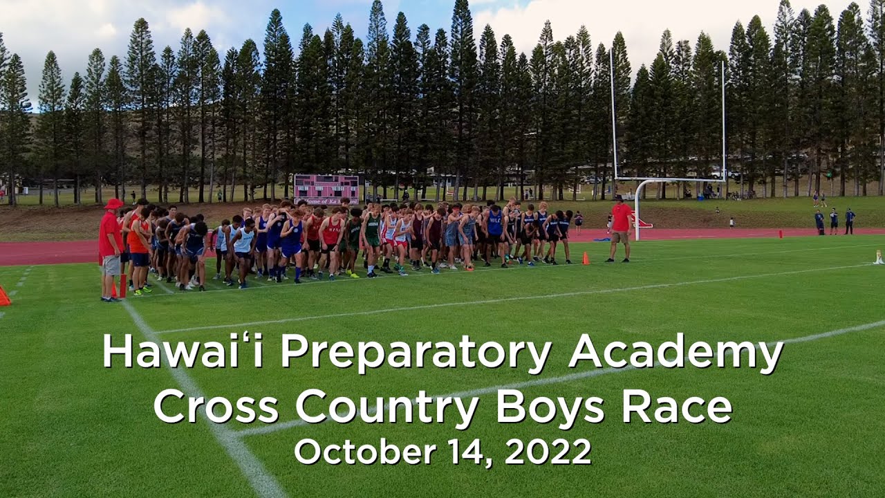 Hawai'i Preparatory Academy - Boys Cross Country Race - YouTube
