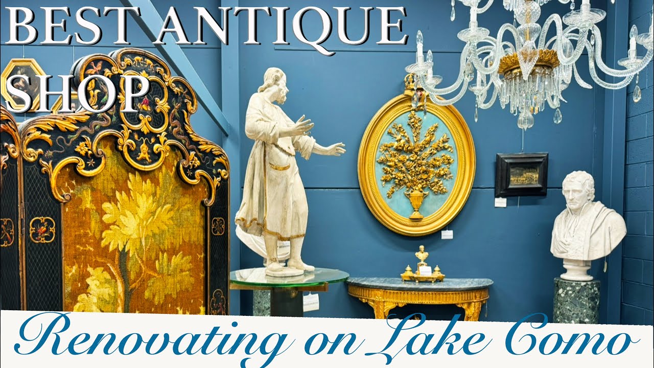 BEST ANTIQUE shop in Milan! Finding treasures for our Italian villa ...