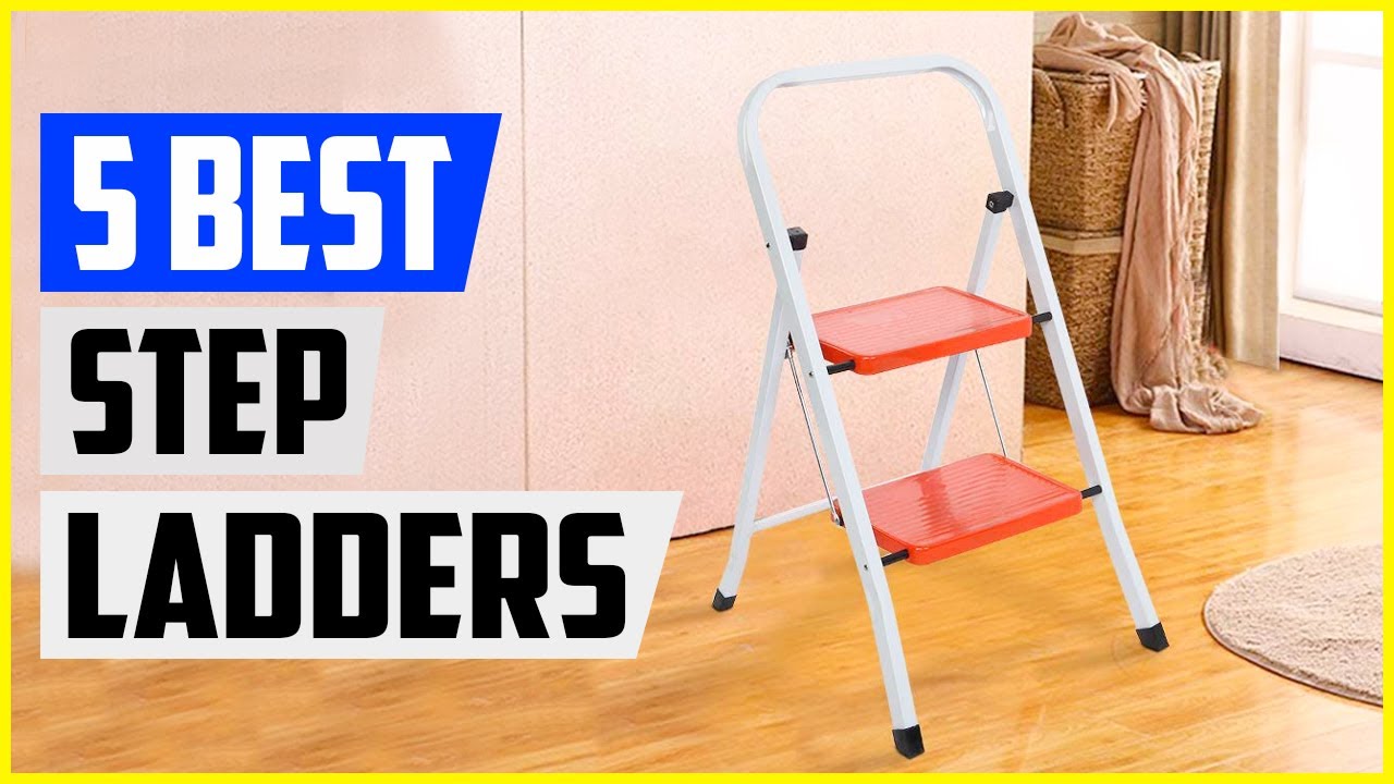 Top 5 - Best Folding Step Ladders in 2022 - YouTube