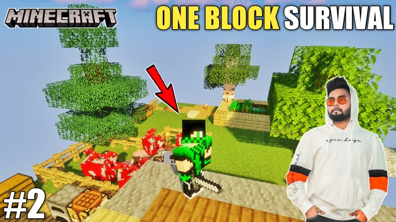ONE BLOCK SURVIVAL IN MINECRAFT || BB IS LIVE - YouTube
