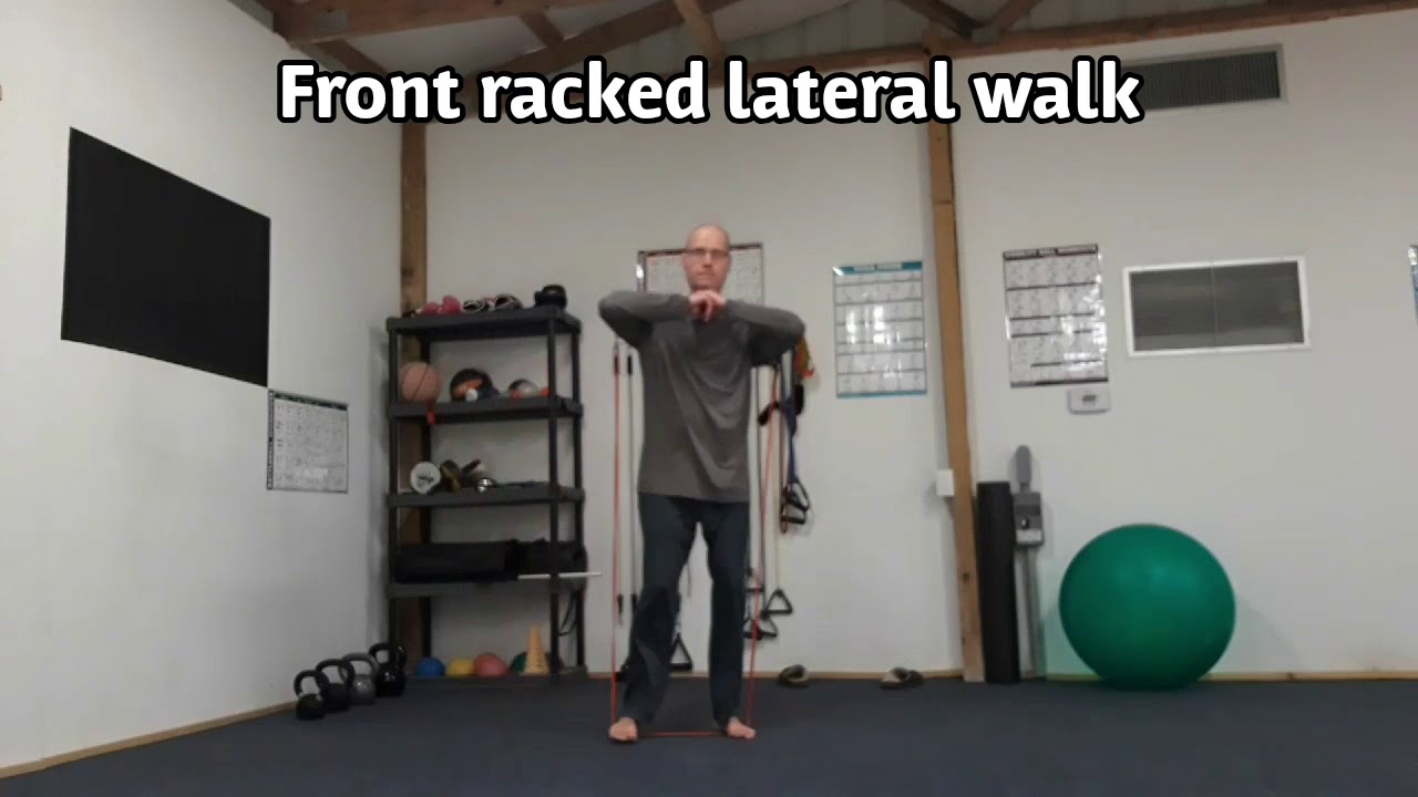 Louisiana Personal trainer- Resistance band lateral walk - YouTube