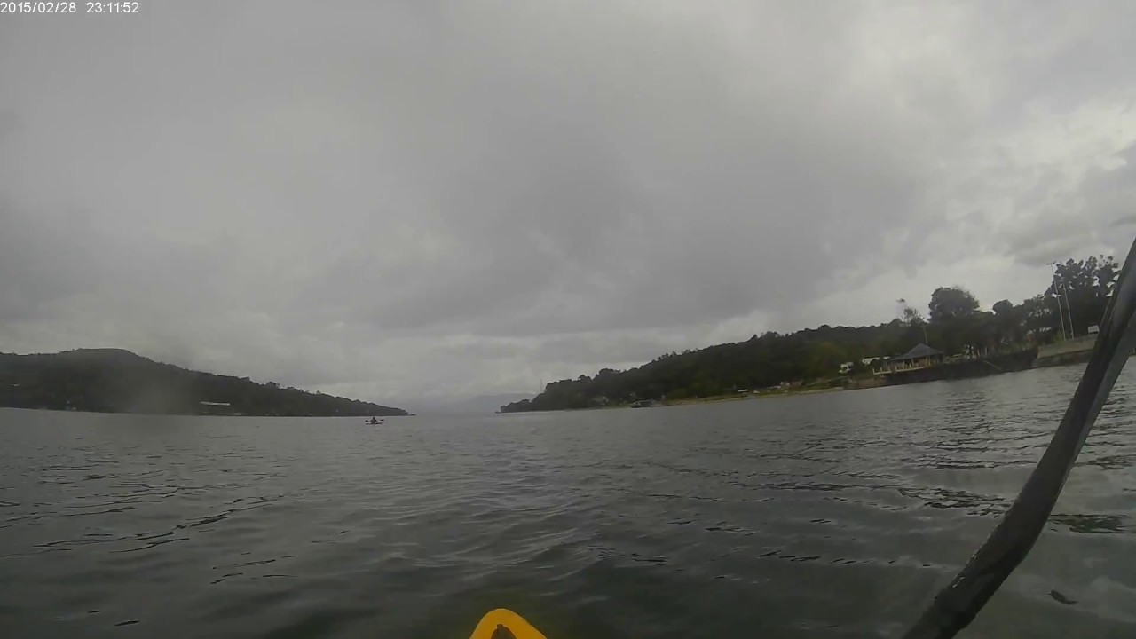 Lake toba kayaking in muara to sibandang island lake toba - YouTube