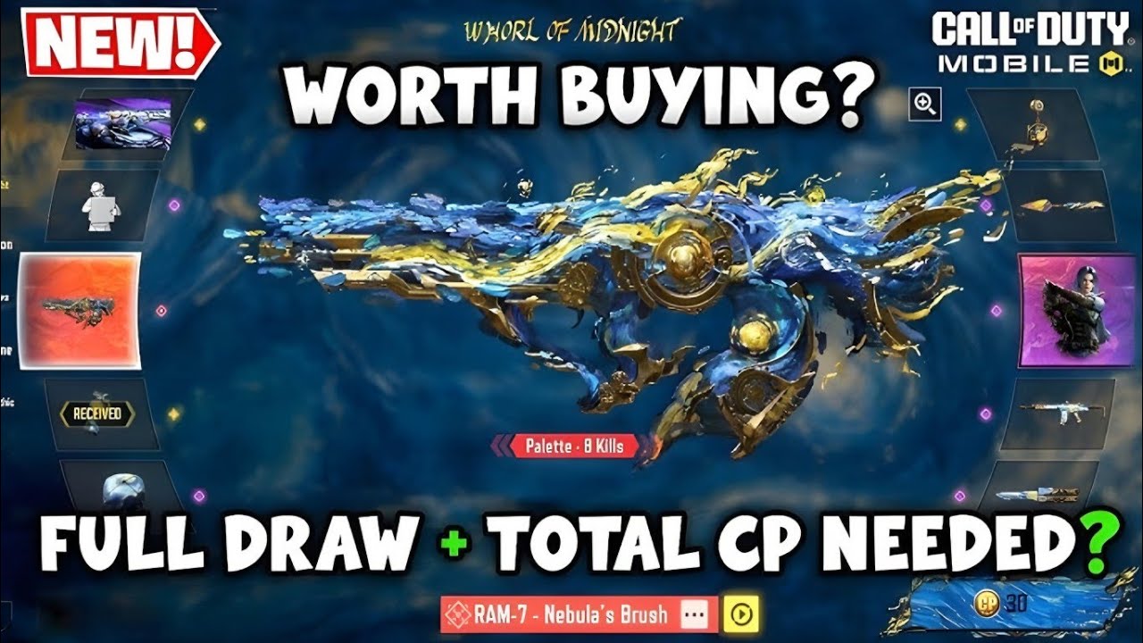 New Mythic RAM 7 FULL DRAW Opening🔥 | CODM Lucky Draw CP Spent! - YouTube