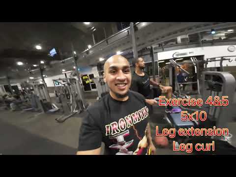 FULL LEG DAY ROUTINE (easy copy and paste routine steal this one ...