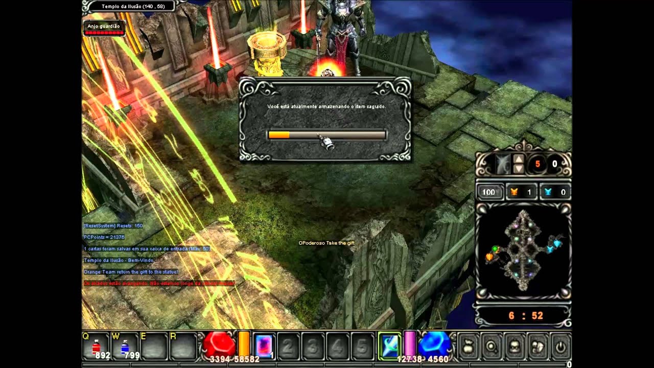 Mu online, Como ganha fenrir facil facil. - YouTube