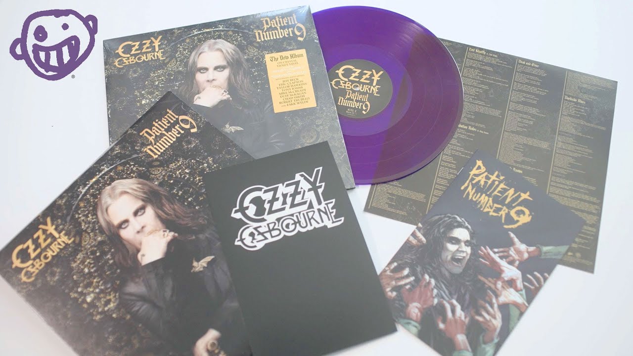 OZZY OSBOURNE "Patient Number 9" Vinyl Unboxing! Deluxe Violet Vinyl ...
