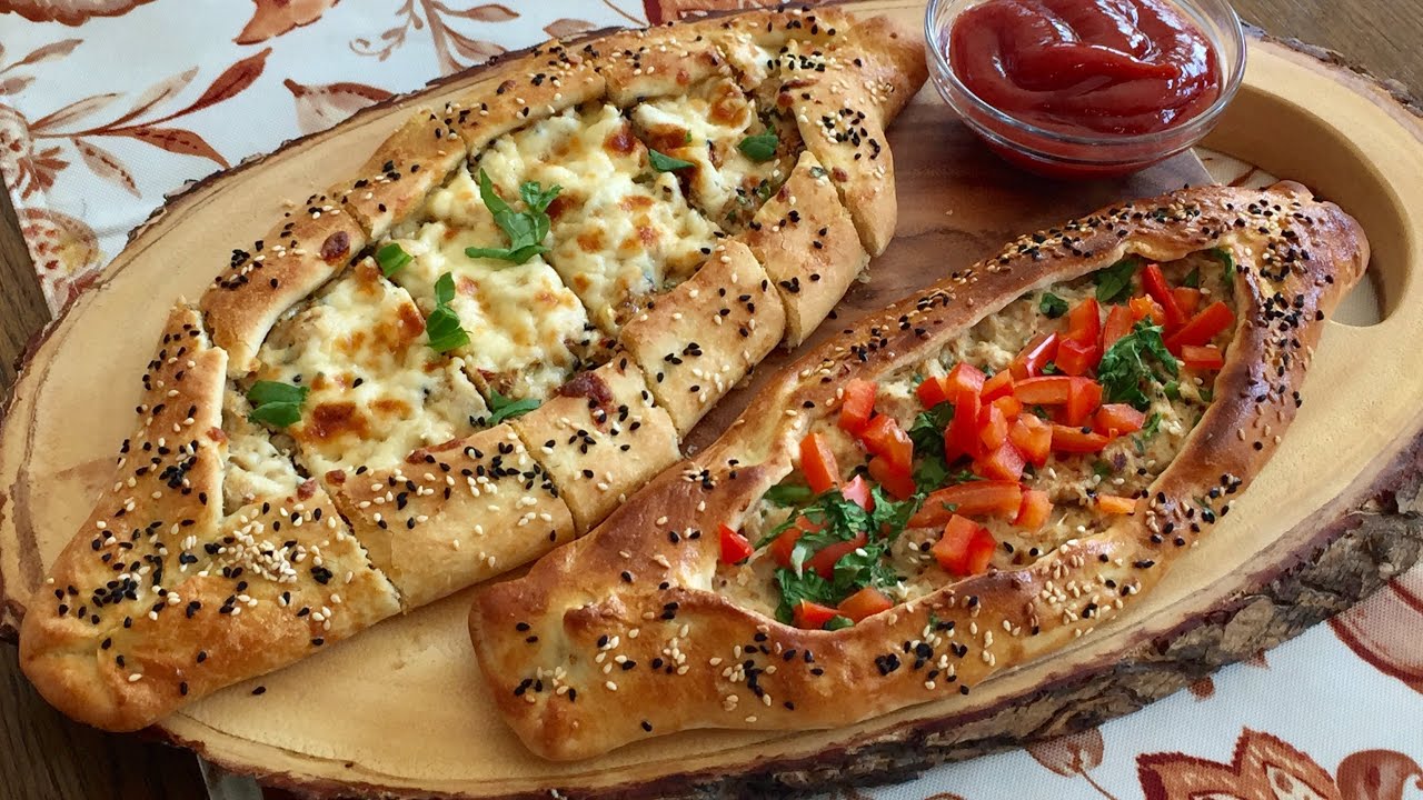 How to make Turkish Pide/ Turkish Pizza - YouTube