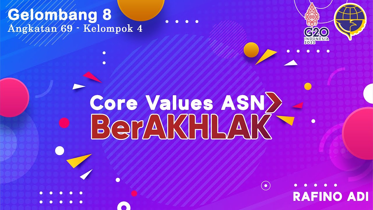 Implementasi Core Values ASN - YouTube