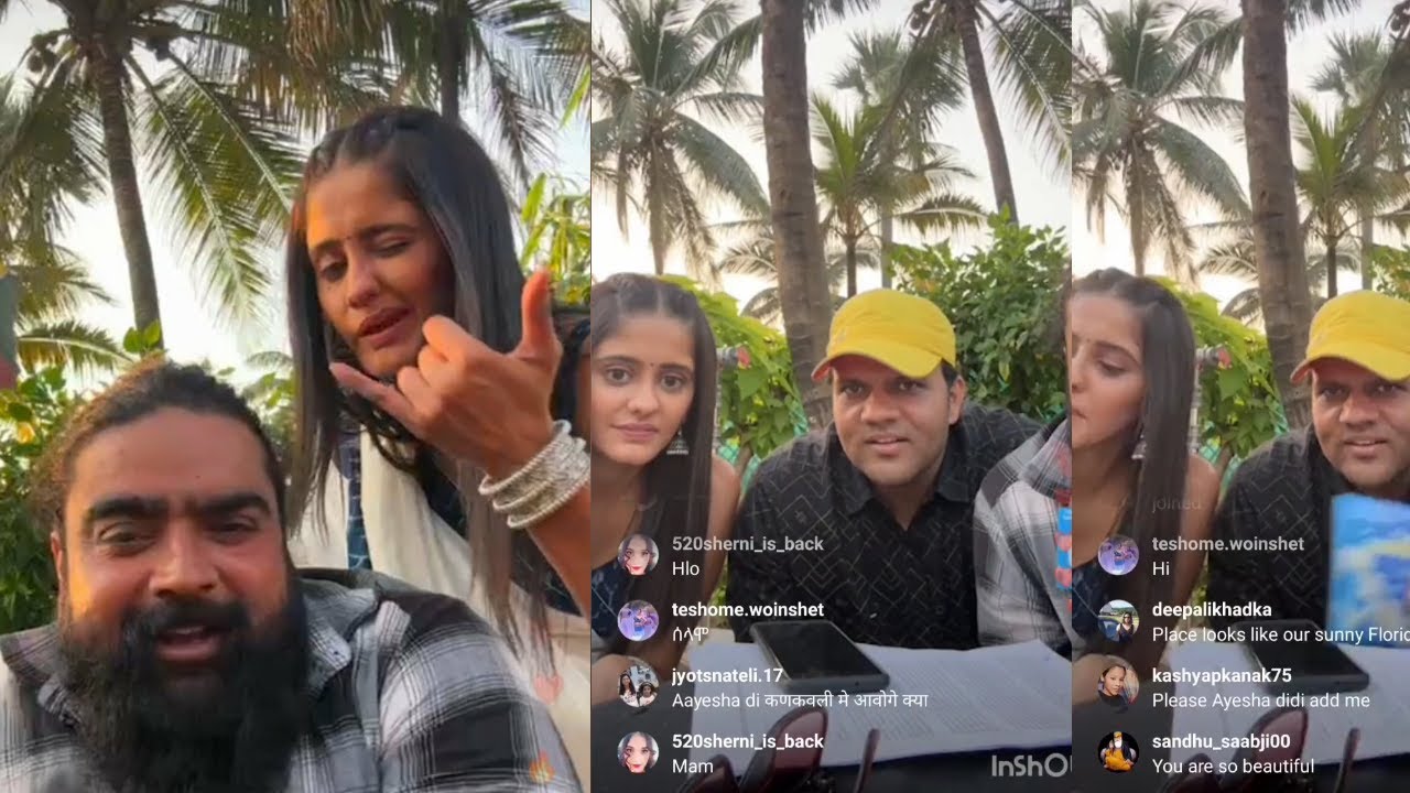 Ayesha Singh As A Sai Joshi Live With Fans On Set Ghum Hai Kisikey ...