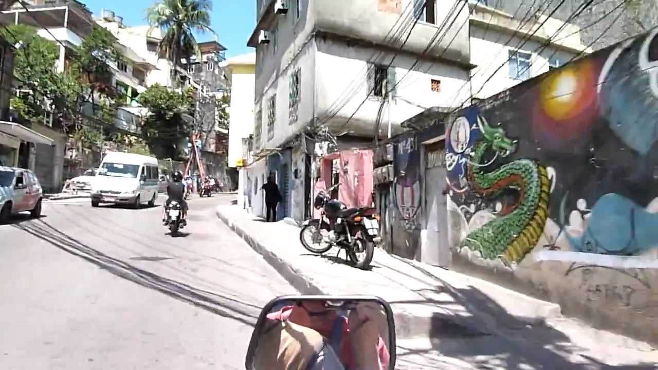 Rio de Janeiro Favela motorcycle taxi ride - YouTube