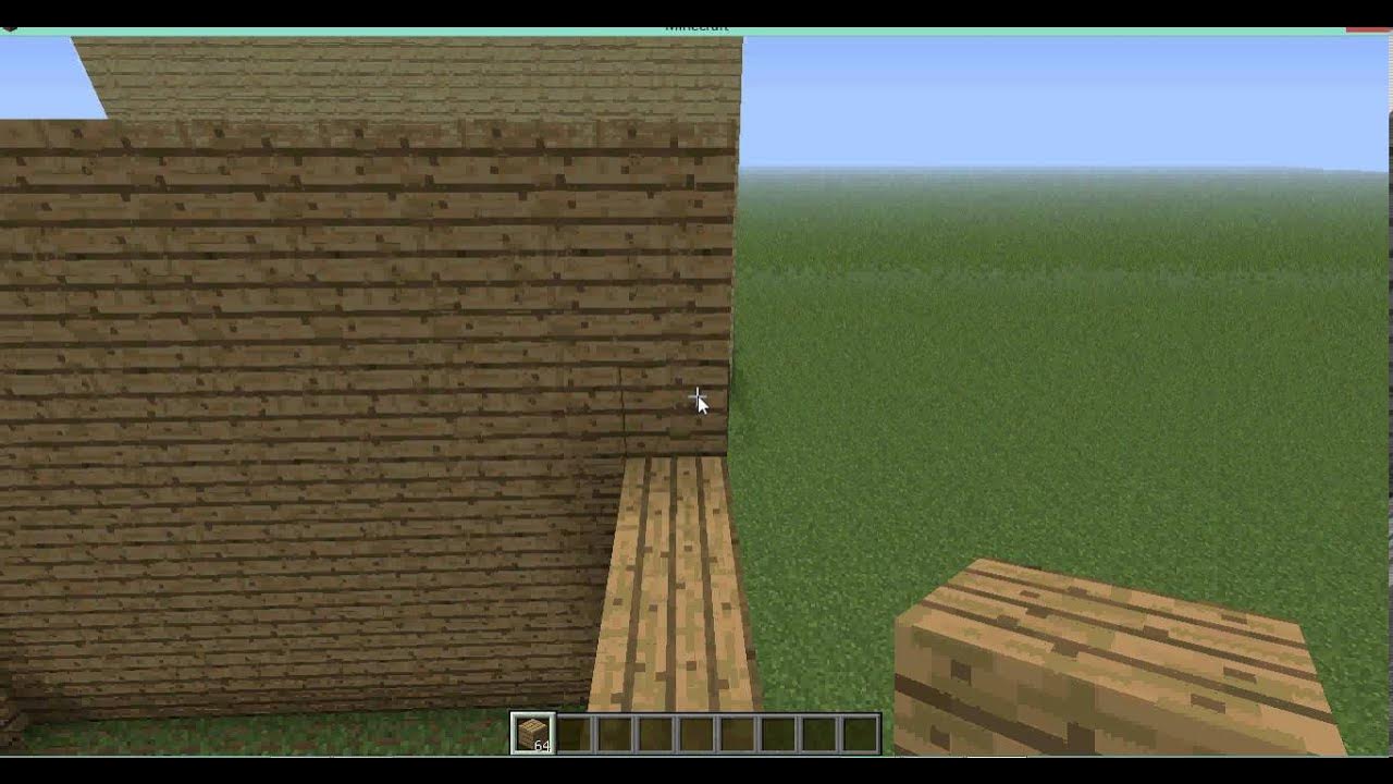 minecraft kolay ev ve çatı yapımı - YouTube