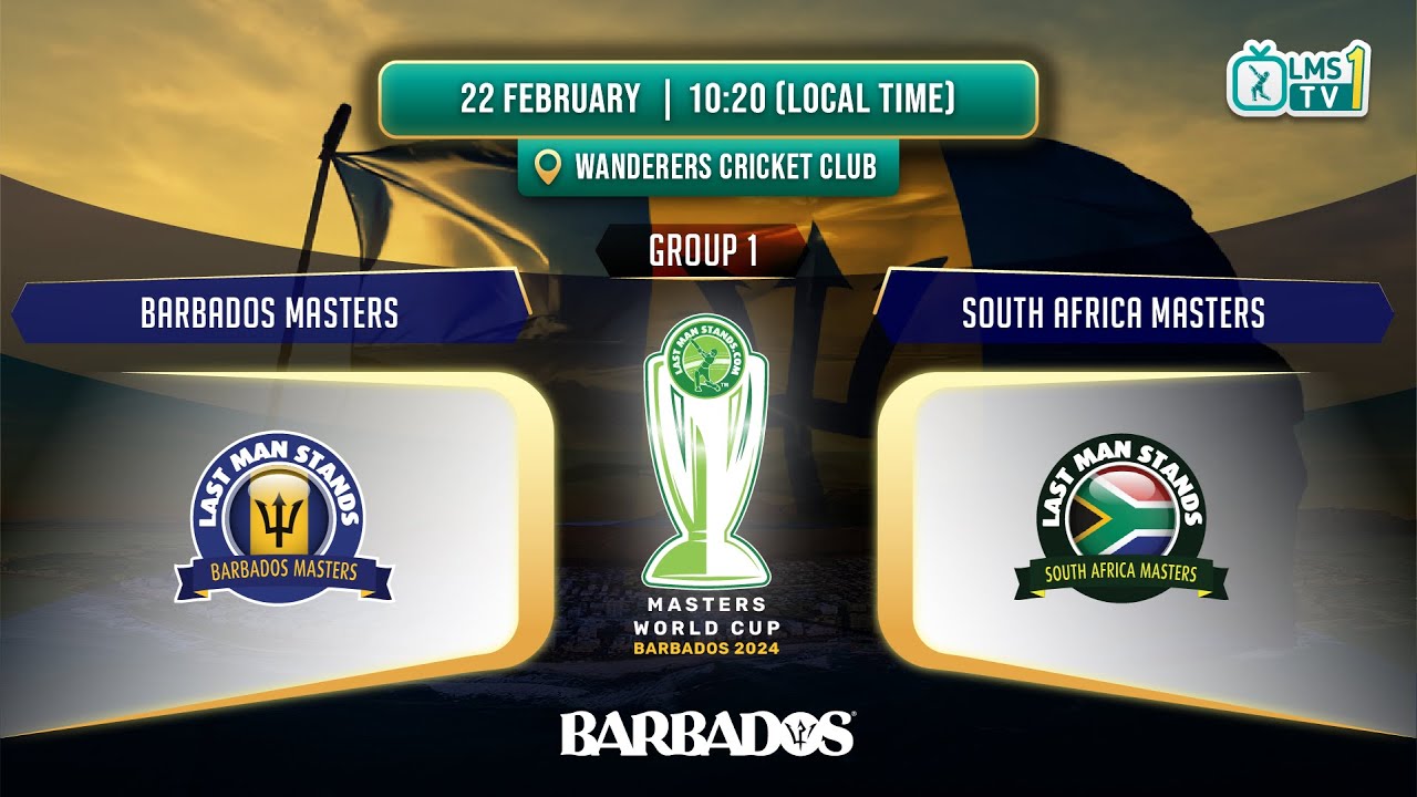 Barbados Masters vs South Africa Masters | World Cup | World Cup - YouTube